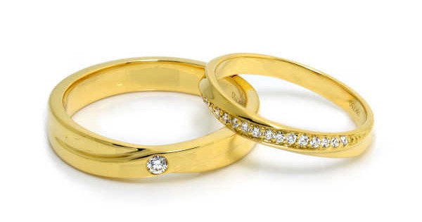 DW-40RW122M & DW-40RW115L Wedding Rings